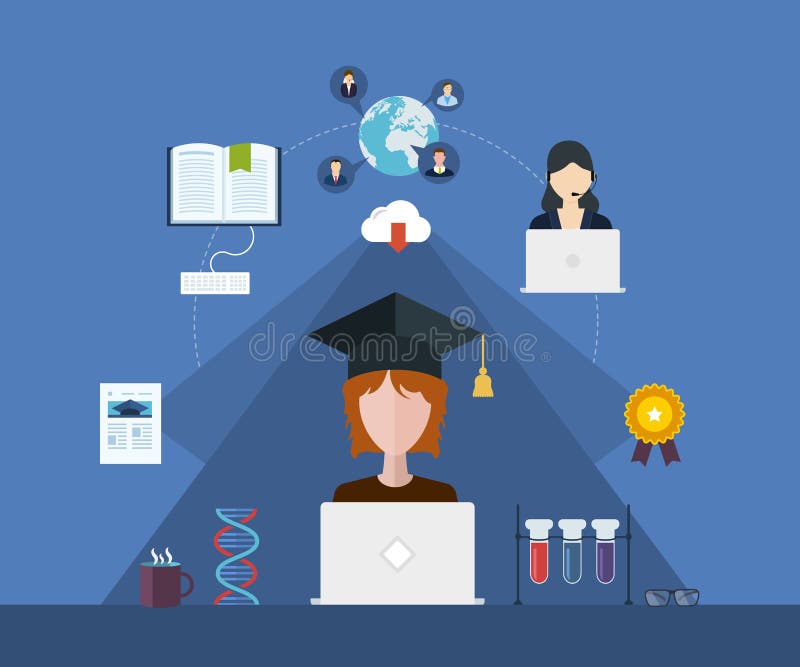 Flat Design Modern Vector Illustration Icons Set Stock Vector ...