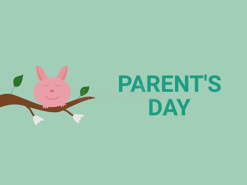 Flat Design Parents Day Vector Illustration Stock Vector - Illustration ...
