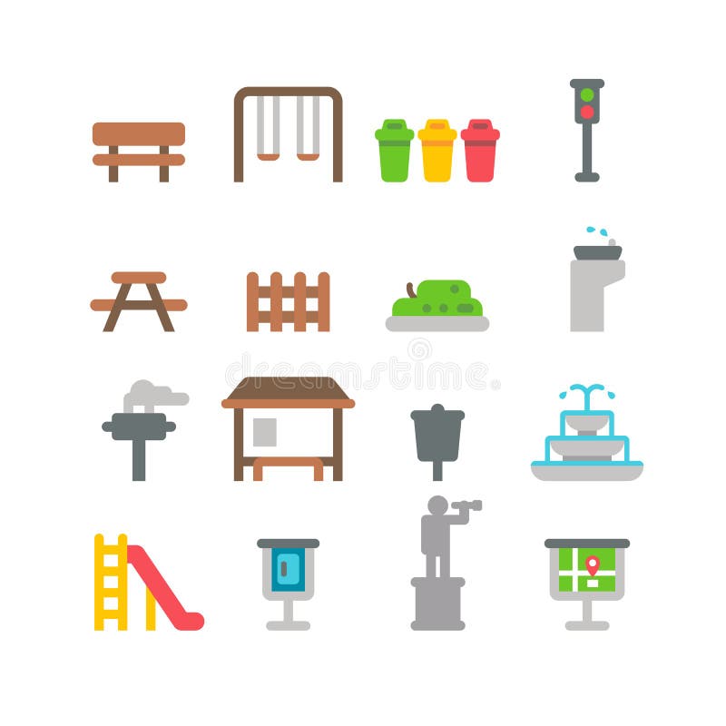 Design Park Fences in Vector Stock Vector - Illustration of facade ...