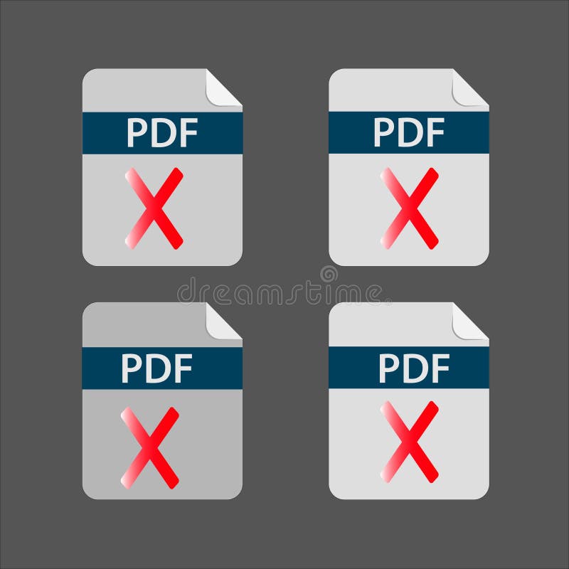 Flat Design with PDF Files Download Document,icon,symbol Set, Vector ...
