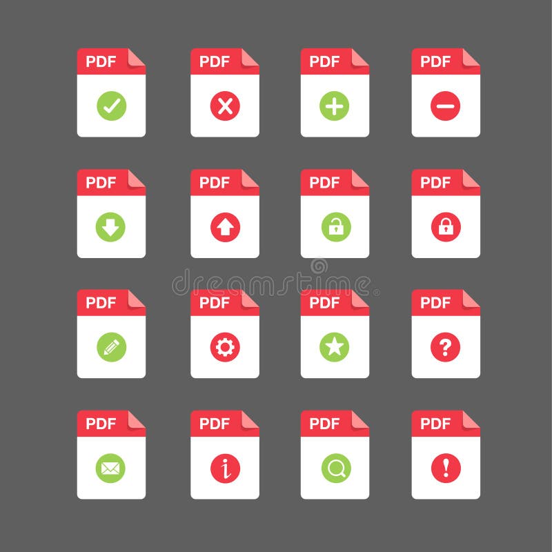 Excel Pdf Icon Stock Illustrations – 481 Excel Pdf Icon Stock ...