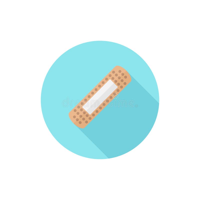 Flat design Plaster stock vector. Illustration of pain - 194694376