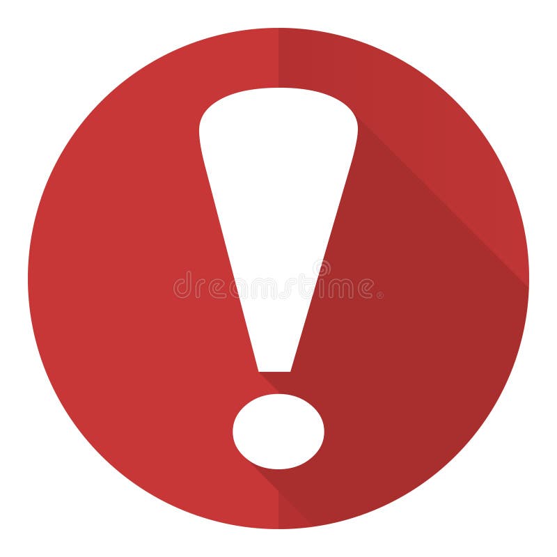 Round Warning Attention Line Icon, Outline Vector Sign, Linear Style ...