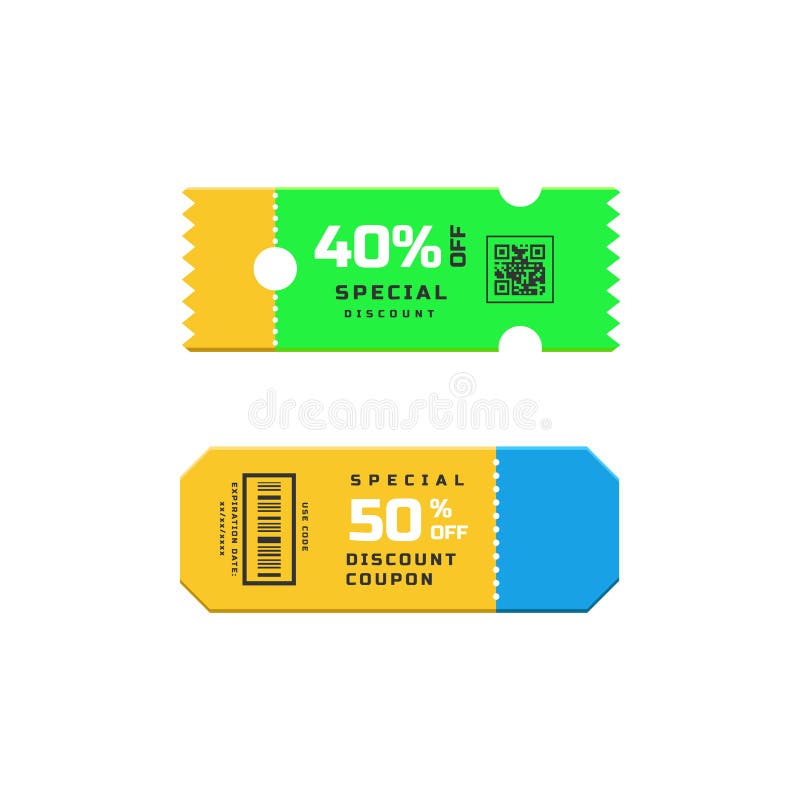 Flat Design Sale Tags Design Vector Stock Vector - Illustration of ...