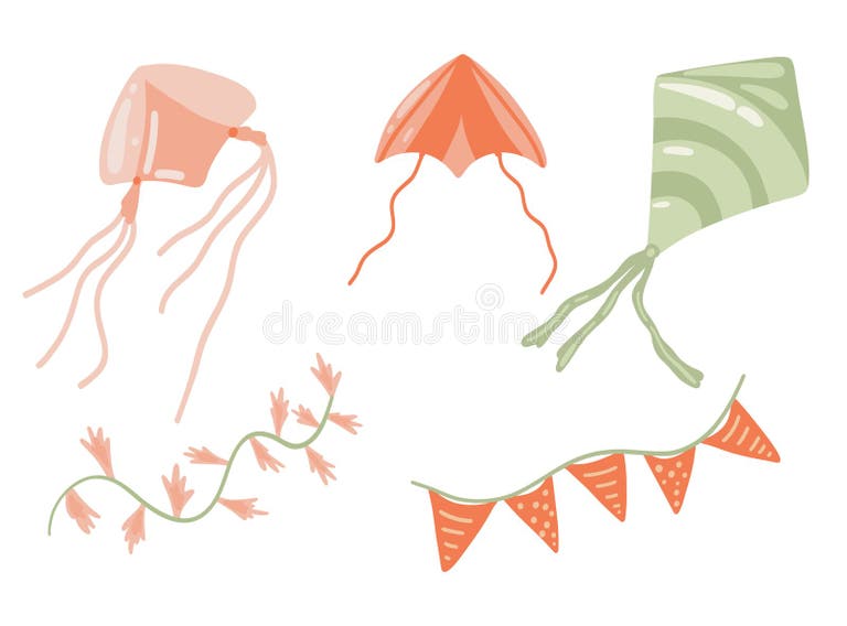 Ribbon Tail Flags Stock Illustrations – 20 Ribbon Tail Flags Stock ...