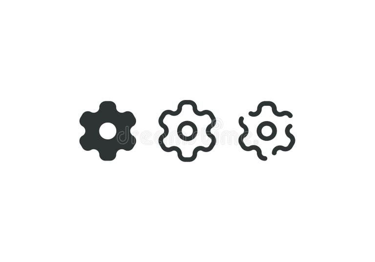 Cog Black White Stock Illustrations – 12,160 Cog Black White Stock ...