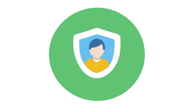 Flat Design Shield Icon, Protection and Security Symbol, Vector Design ...