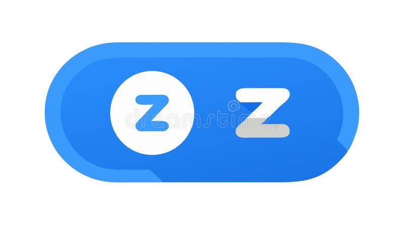 Flat Design Sleep Zzz Vector Icon, Vector Design Generative AI Stock ...