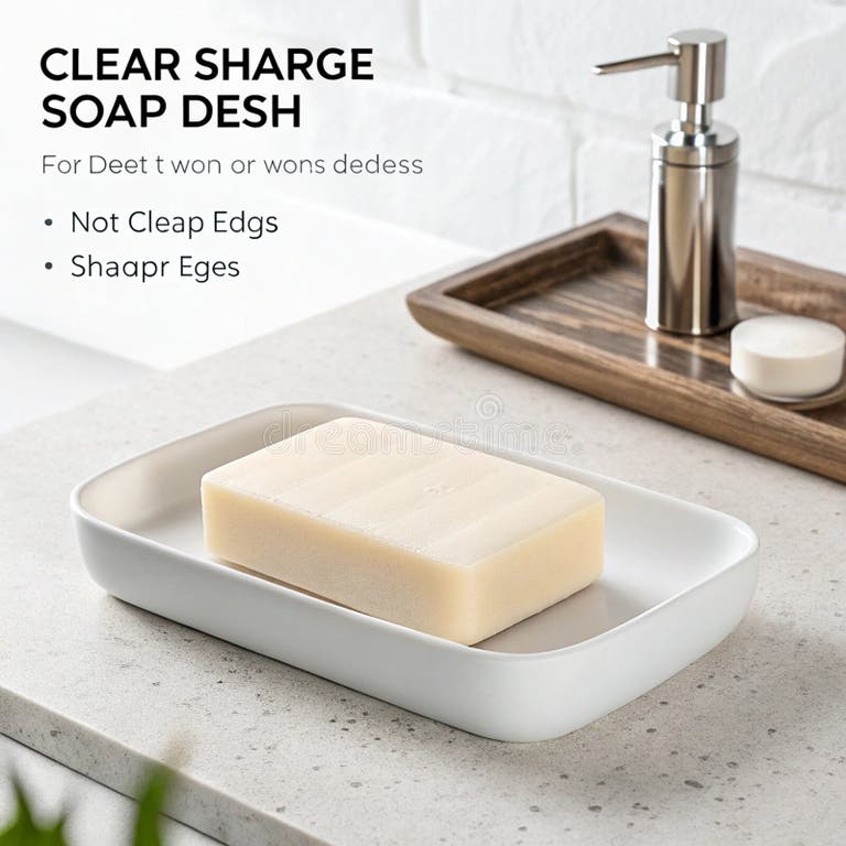 Flat-design Soap Dish Clean Edges Stock Illustration - Illustration of ...