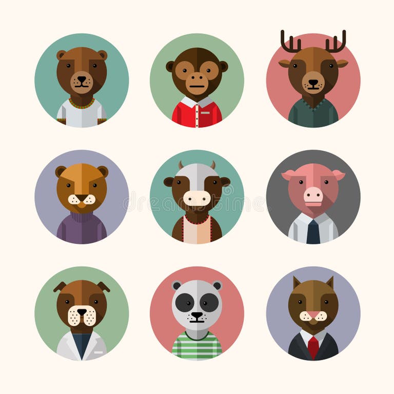 Avatar Animal Stock Illustrations – 30,671 Avatar Animal Stock ...