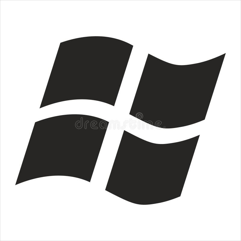 Flat Design Style. Black Web Icon Symbol. Website Icon Symbol ...