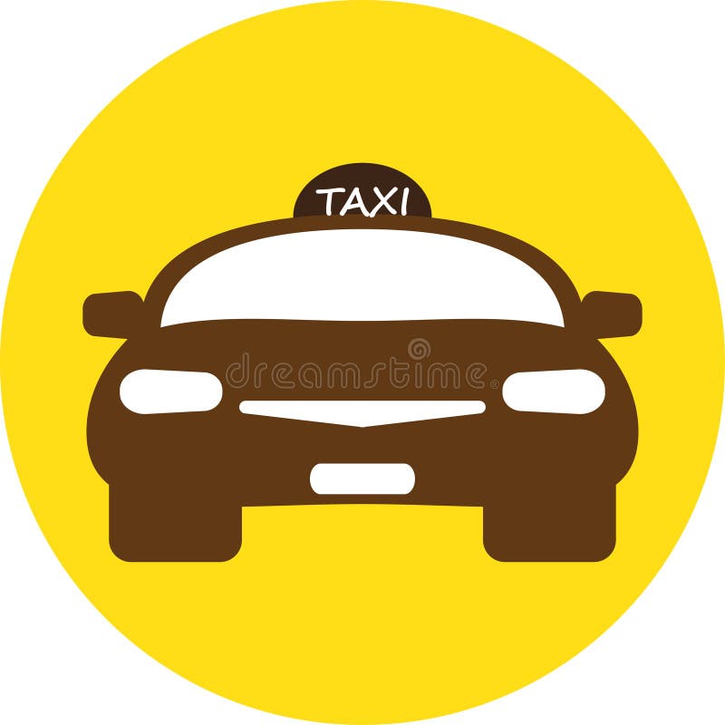 Flat design of Taxi car stock vector. Illustration of passengers - 77798050