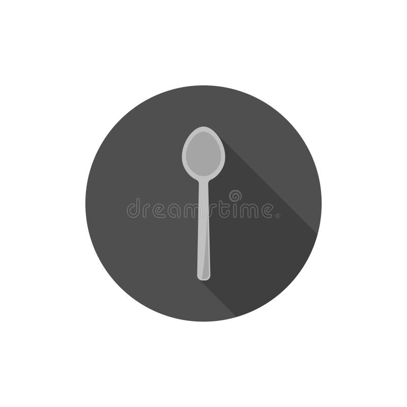 Flat design Teaspoon stock illustration. Illustration of pour - 135177372