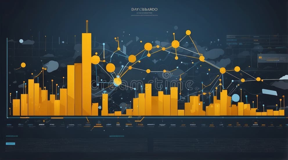 Flat Design Vector of Abstract Business Analytics Data Dashboard Stock ...