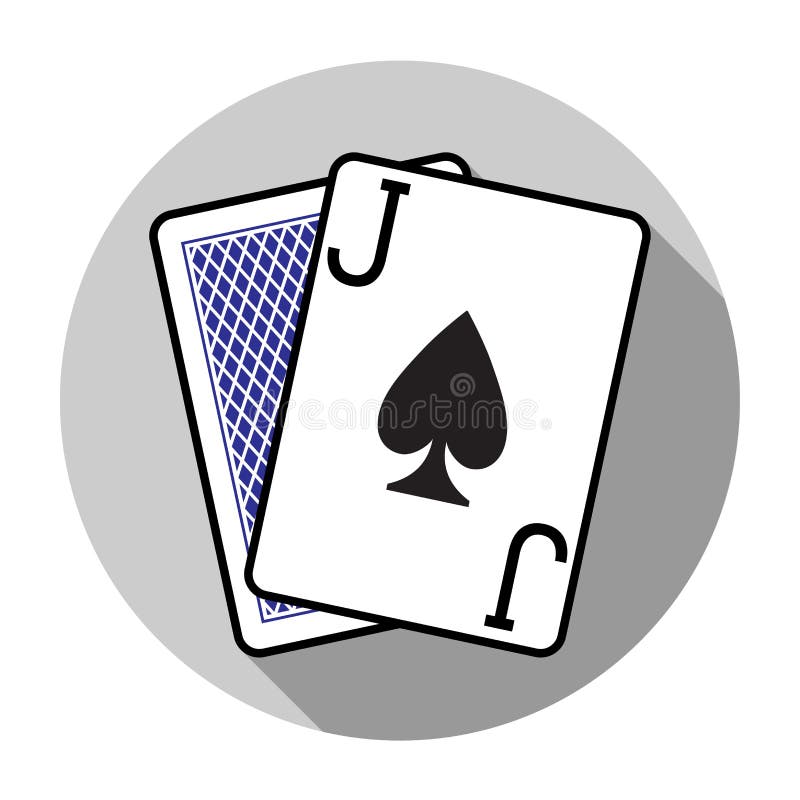 Flat Design Vector Black Jack Icon, Isolated Stock Vector ...