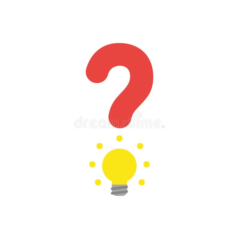 Yellow Question Mark Bulb Stock Illustrations – 281 Yellow Question ...