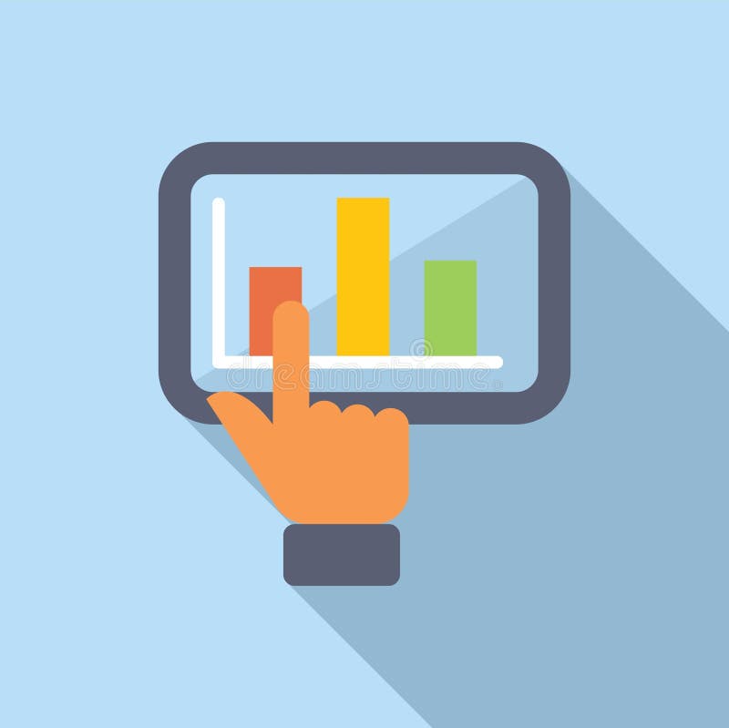 Interactive Data Analysis Concept Illustration Stock Illustration ...