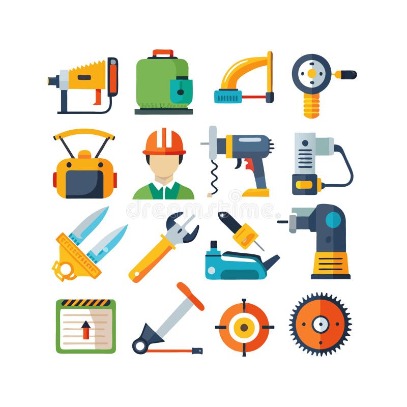 Tools Vector Set Stock Illustrations – 156,500 Tools Vector Set Stock ...