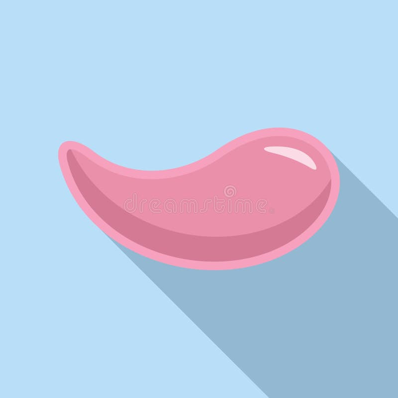 Flat Design Vector Illustration of Pink Blob Stock Vector ...