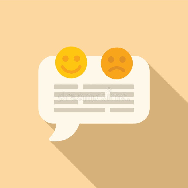 Customer Feedback Concept with Happy and Unhappy Emojis Stock Vector ...