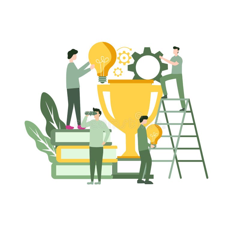 Idea Competition stock illustration. Illustration of figure - 30964606