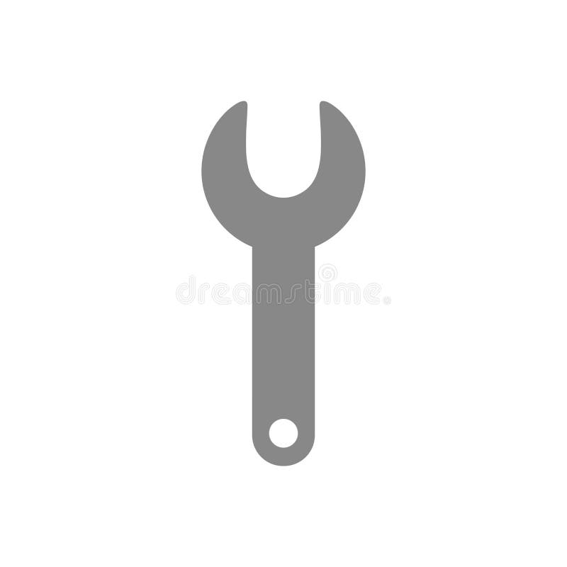 Flat Design Vector of Spanner Stock Vector - Illustration of refit ...