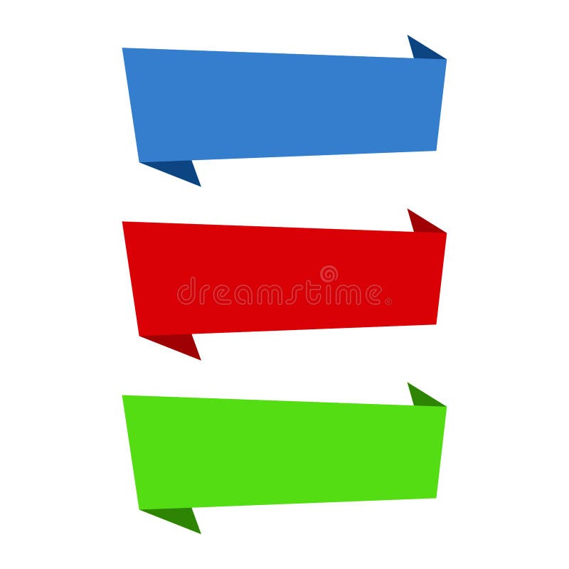 Flat Design of Web Stickers. Tags. Banners and Labels Collection Stock ...