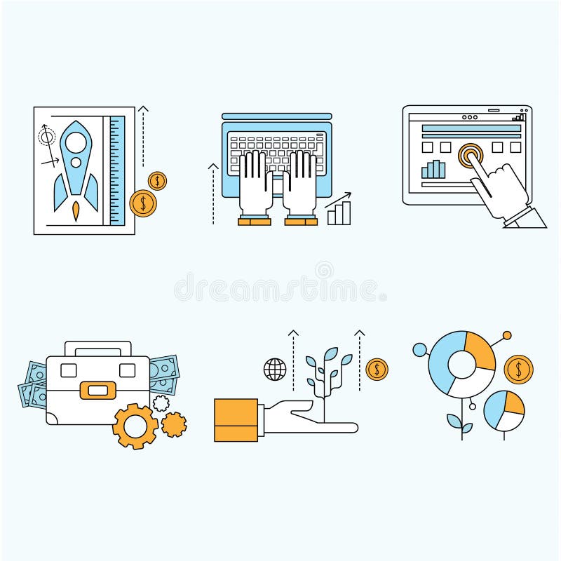 Flat Design Website Development, Graphic Design Stock Vector ...