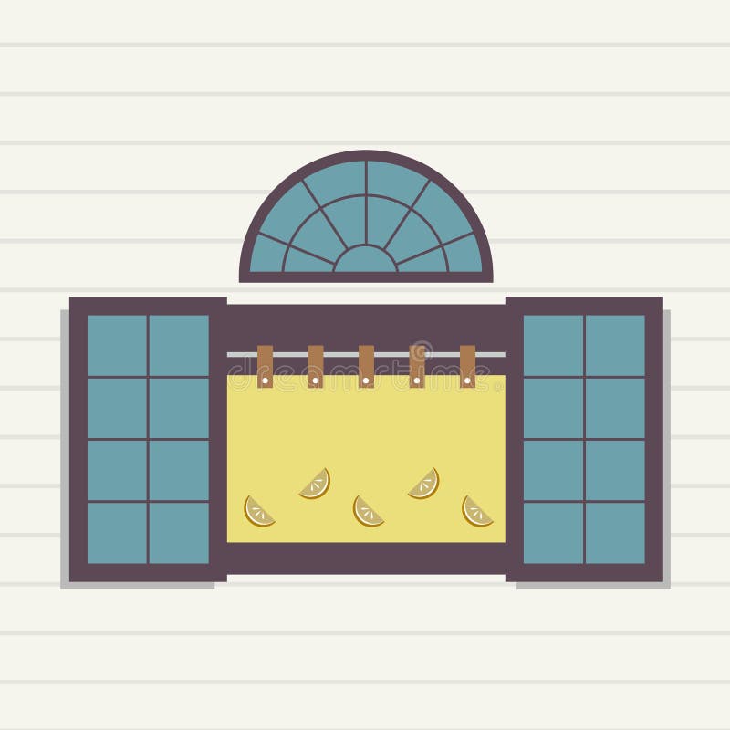 Flat Design Window stock vector. Illustration of object - 38705726