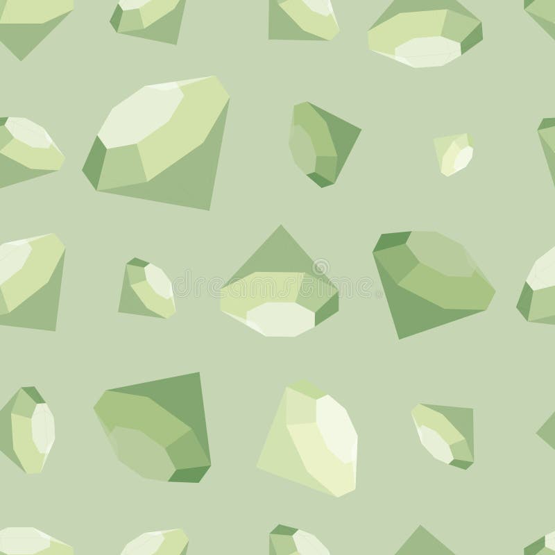 Flat Diamonds Seamless Vector Pattern Stock Vector - Illustration of ...