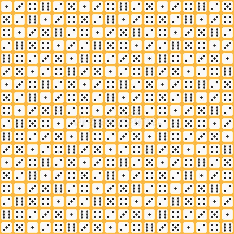 Flat, D6 Dice. Six Colour Variations Stock Vector - Illustration of ...