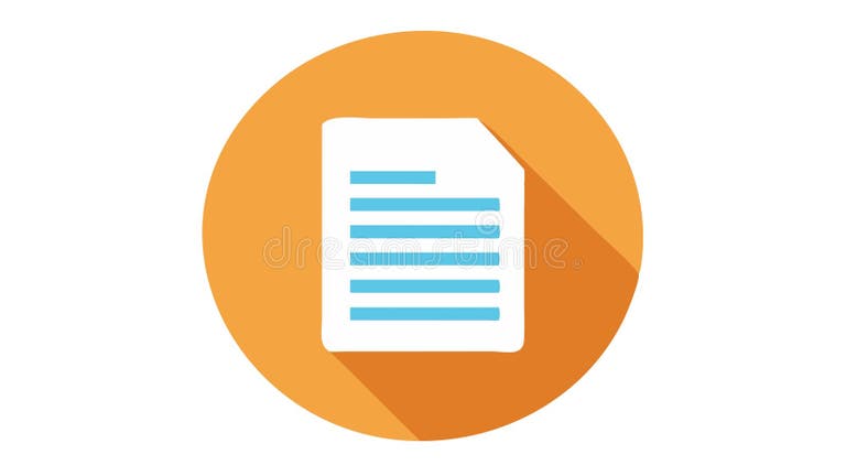 Flat Document Icon Vector, Great for Data, Files, Office Project Needs Resource, Vector Design ...