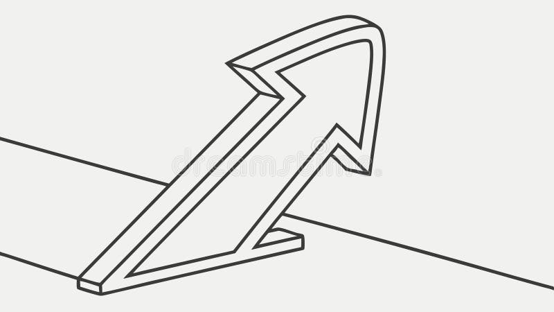 Flat Downward Arrow Direction Icon, Vector Design Generative AI Stock Illustration ...