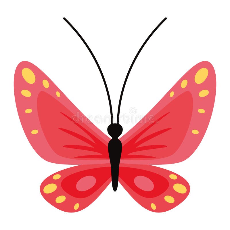 Flat Drawing of a Line Graph Stock Illustration - Illustration of ...