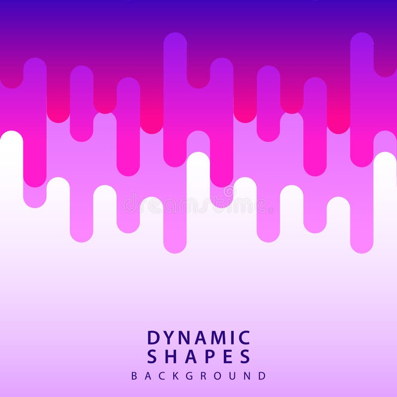 Abstract Flat Dynamic Circle Frames Background with Trendy Shapes Stock ...