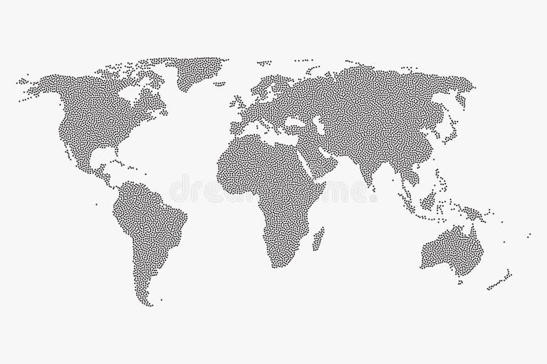 Round Pixel World Map Stock Illustrations – 1,889 Round Pixel World Map ...