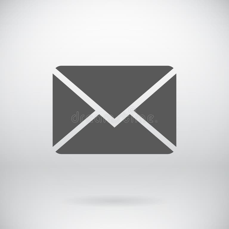 Flat Email Message Sign Vector Bubble Symbol Stock Vector ...