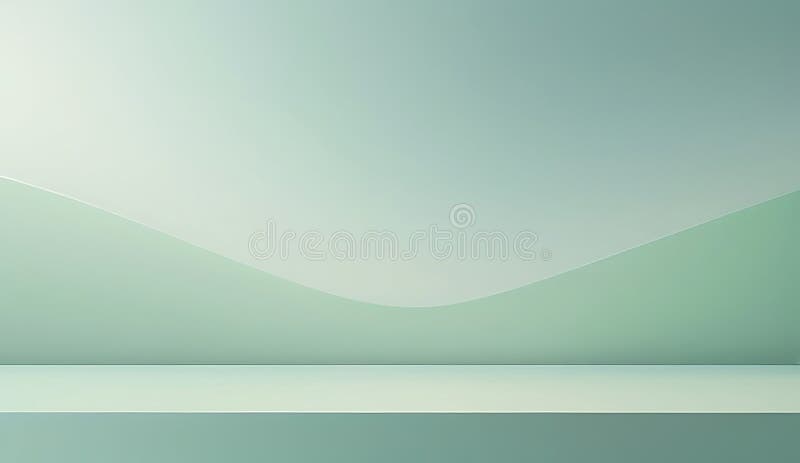 A Flat Empty Gradient Background Transitioning from Mint Green To Soft ...