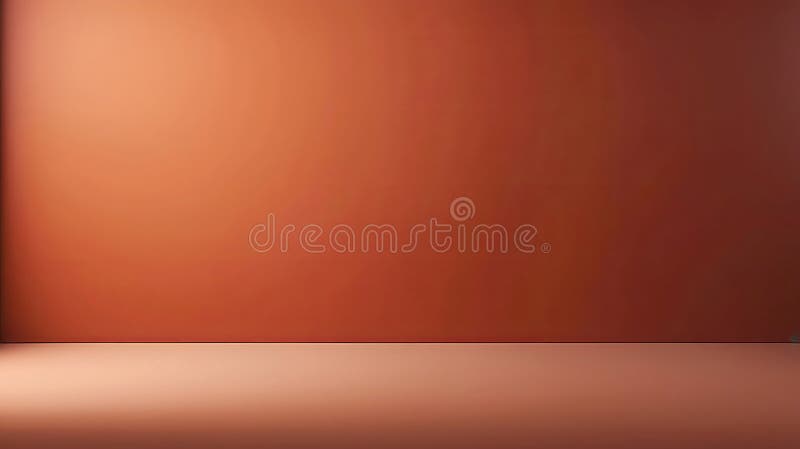 A Flat Empty Gradient Background in Warm Burnt Orange To Deep ...