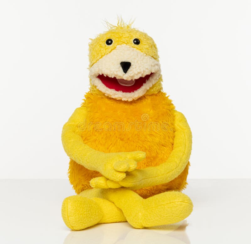 Flat Eric Puppet Wearing a Face Mask Stock Photo - Image of children ...