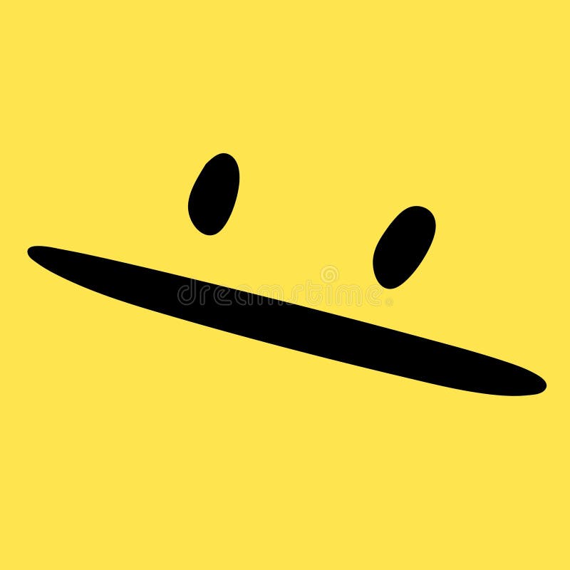 Flat facial expression stock illustration. Illustration of brand ...