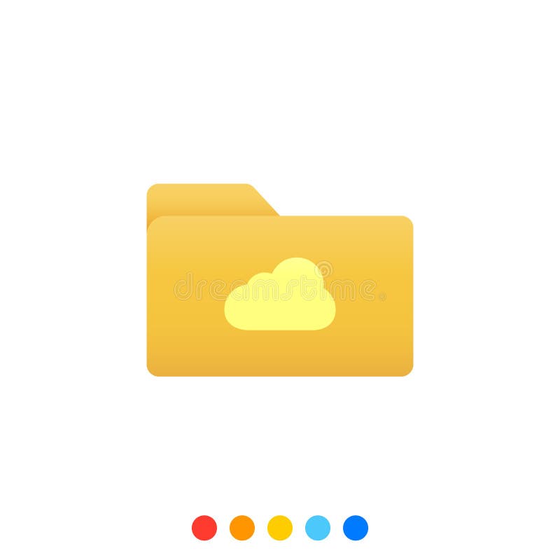 Flat Folder Icon Png