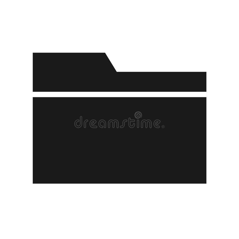 Flat Folder Icon Set Sign Vector Illustration â€“ Vector Stock Vector ...