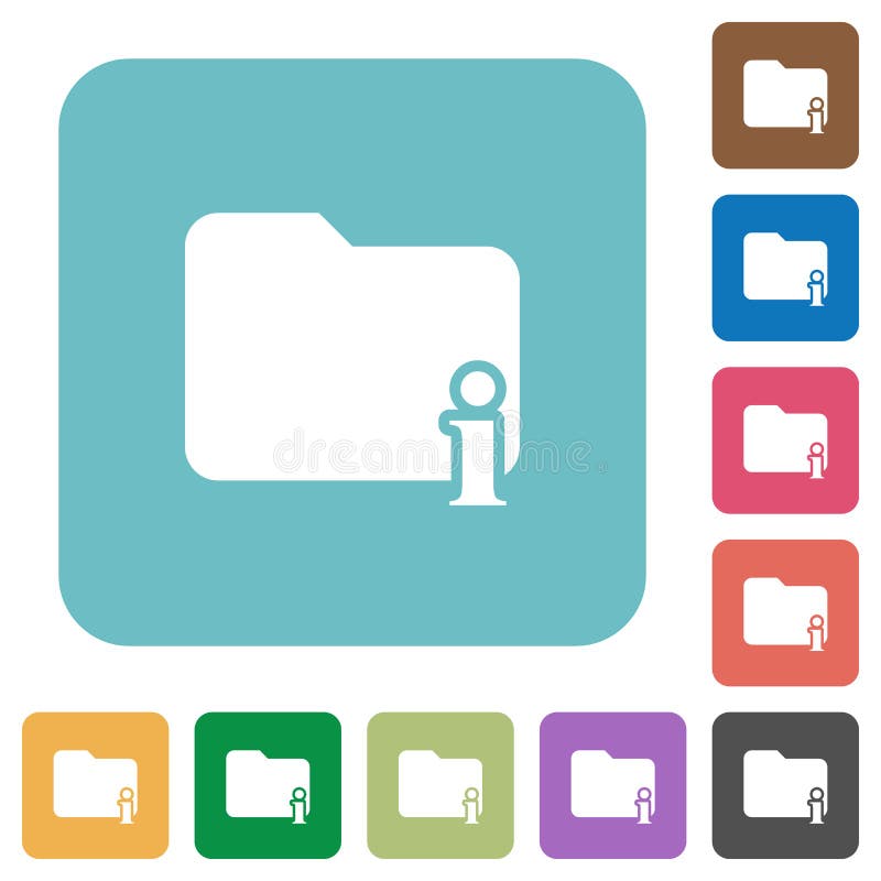 Flat New Folder Vector Open Folder Symbol Stock Vector - Illustration ...