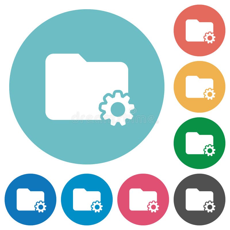 Flat Folder Design Element with Infinity Symbol,Folder Icon,Vector and ...