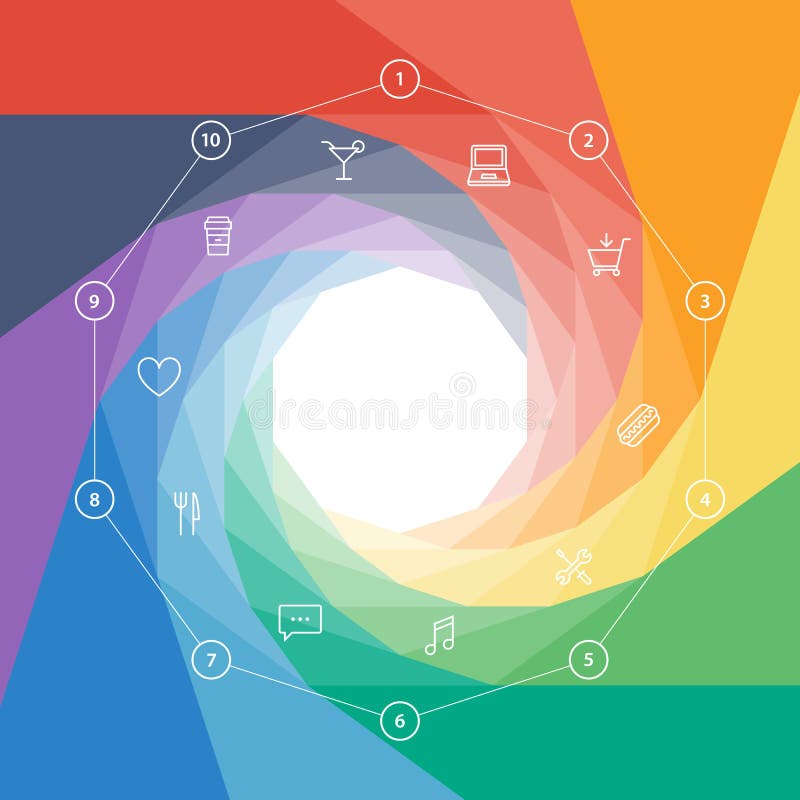 Flat Full Page Vortex Shutter Diagram Template for Your Business ...