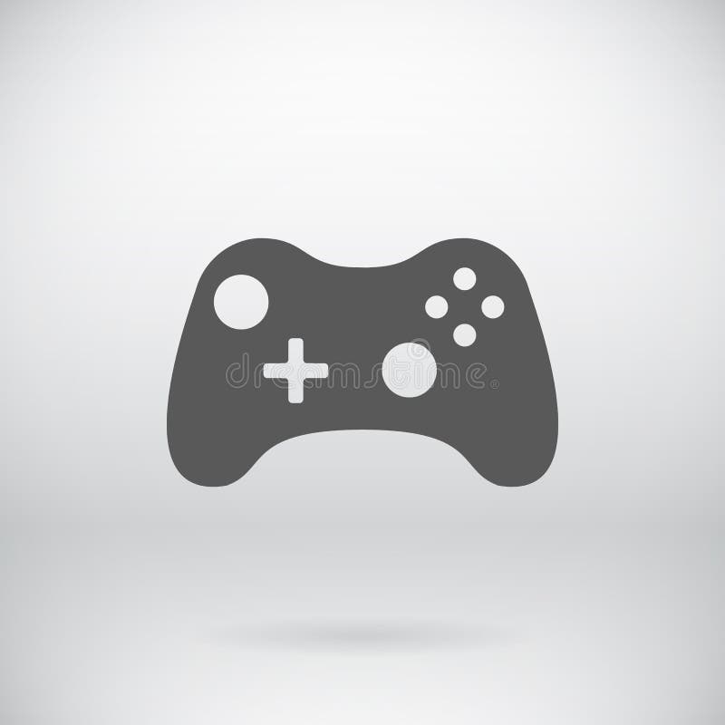 Flat Gamepad Joystick Joypad Icon Vector Symbol Stock Vector ...