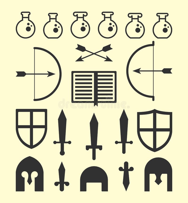 Role Playing Game Icons Stock Illustrations – 59 Role Playing Game ...