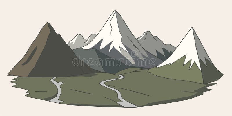Foothills Sketch Stock Illustrations – 96 Foothills Sketch Stock ...