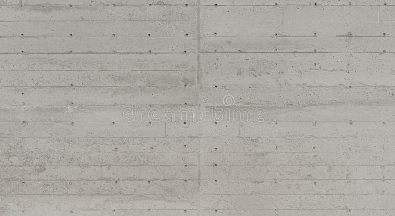 Flat, Gray Concrete Wall Featuring a Seamless Texture with Horizontal ...